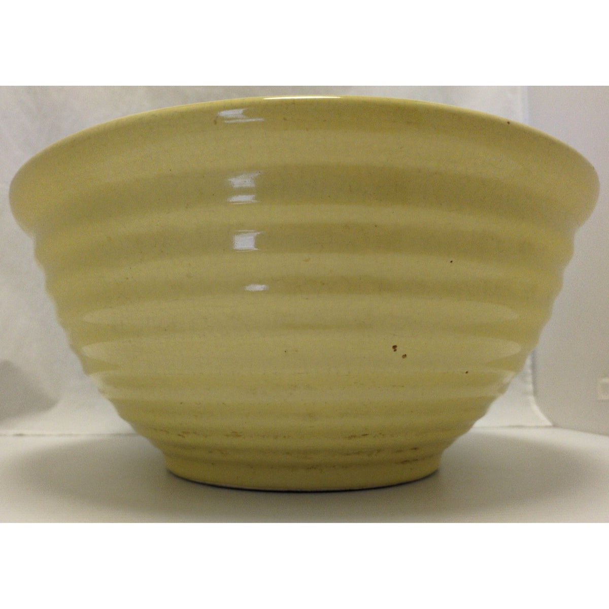 1930s Huge 13"X6" Yellow PFALTZGRAFF YORK PA Mixing Bowl Bread Dough P ...
