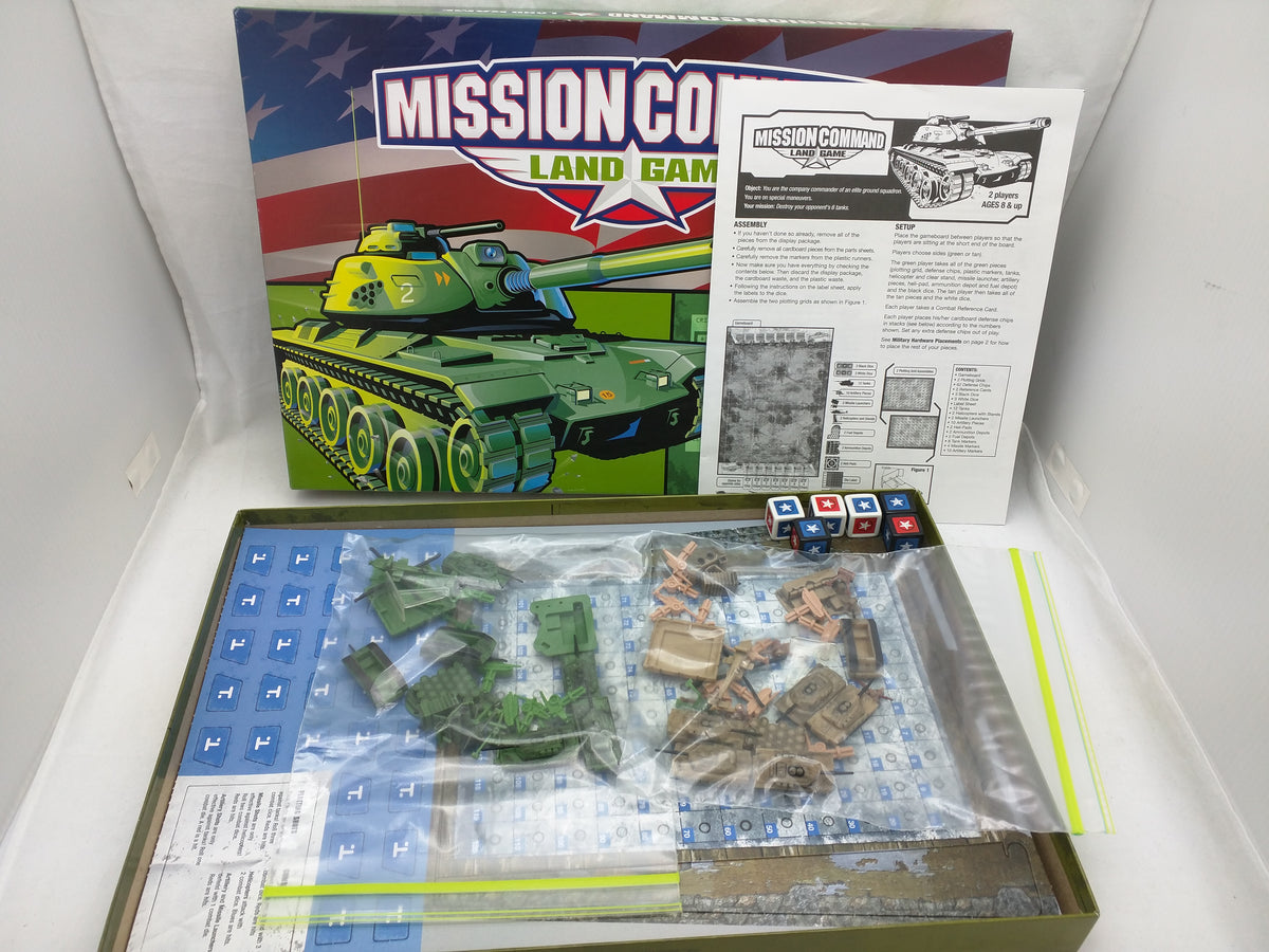 Mission Command Land Game Milton Bradley BoardGame Tanks – Pocatello Market