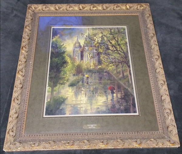 Eternal Reflections Sandra Rast Signed Numbered Print LDS Temple Salt ...