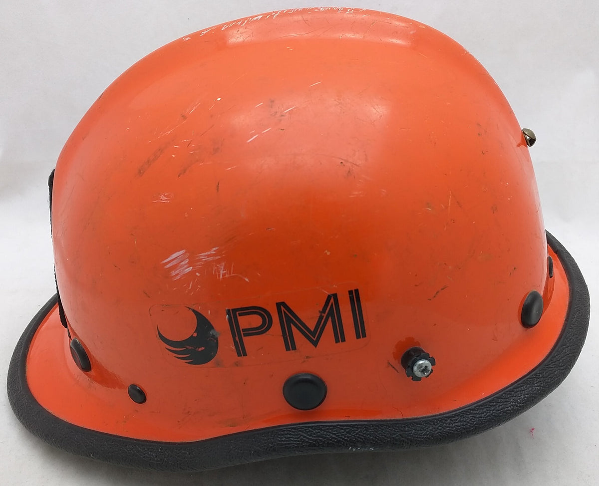 R5 PMI Pacific Helmet Safety Helmet Orange full brim Lineman Fiberglas ...