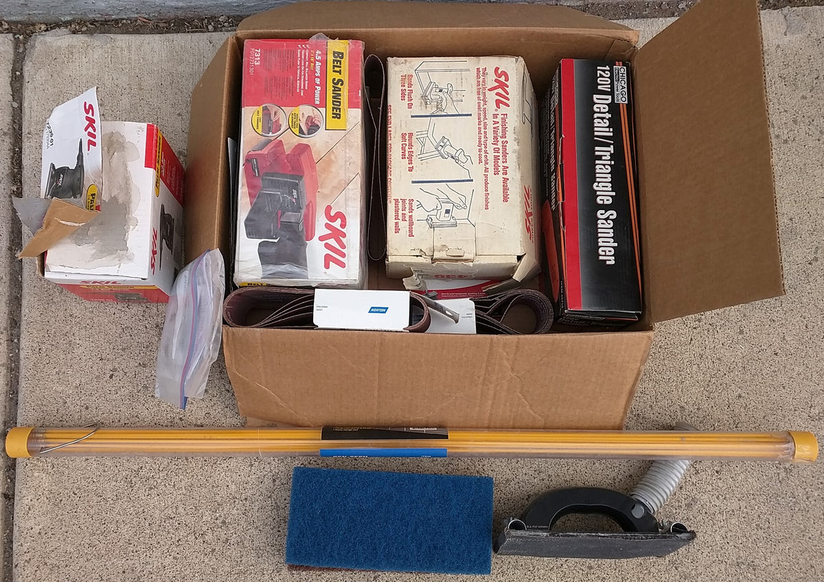 3 Skil Skill Sander Belt Hand Sand Paper and more Lot – Pocatello Market